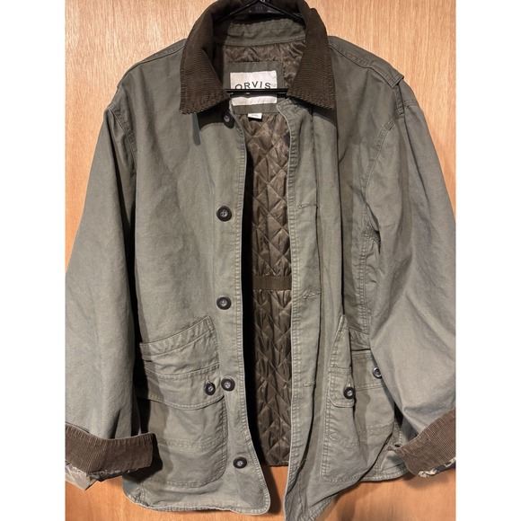 Orvis | Jackets & Coats | Orvis Jacket Large Field Barn Chore Green ...